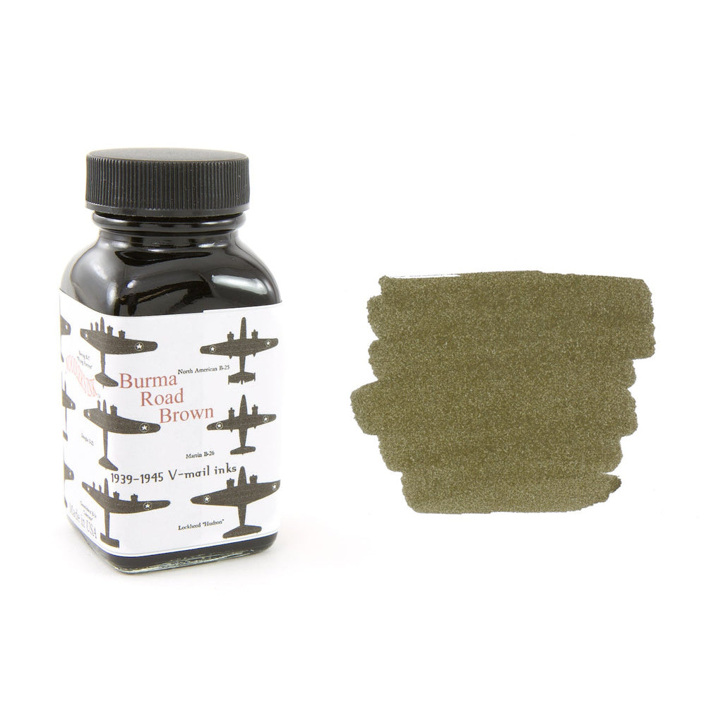 Noodler's Fountain Pen Ink // VMail Burma Road Brown (Bulletproof ...