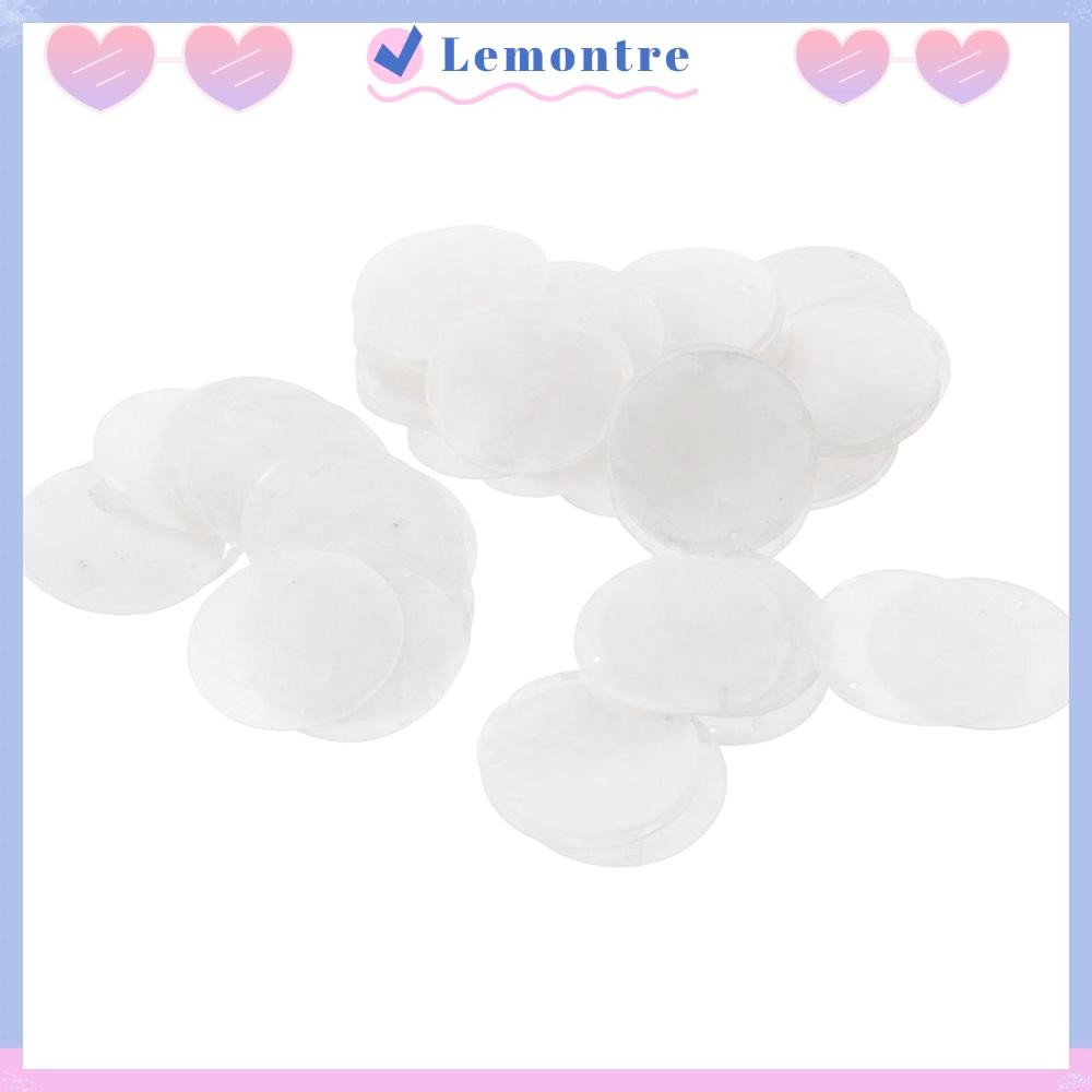 LEMONTRE Capiz Shells with Holes, 60 Pcs 2 Inches Shell Wind Chimes ...