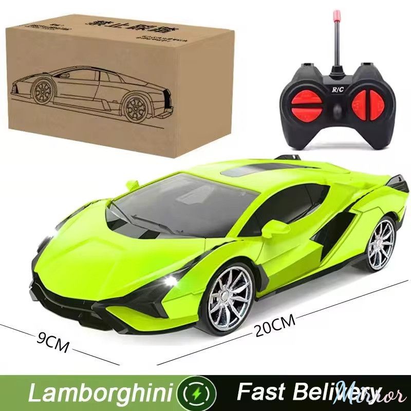 Controlled Racing Car Model Super Racing Ornaments 4-way Remote Control ...