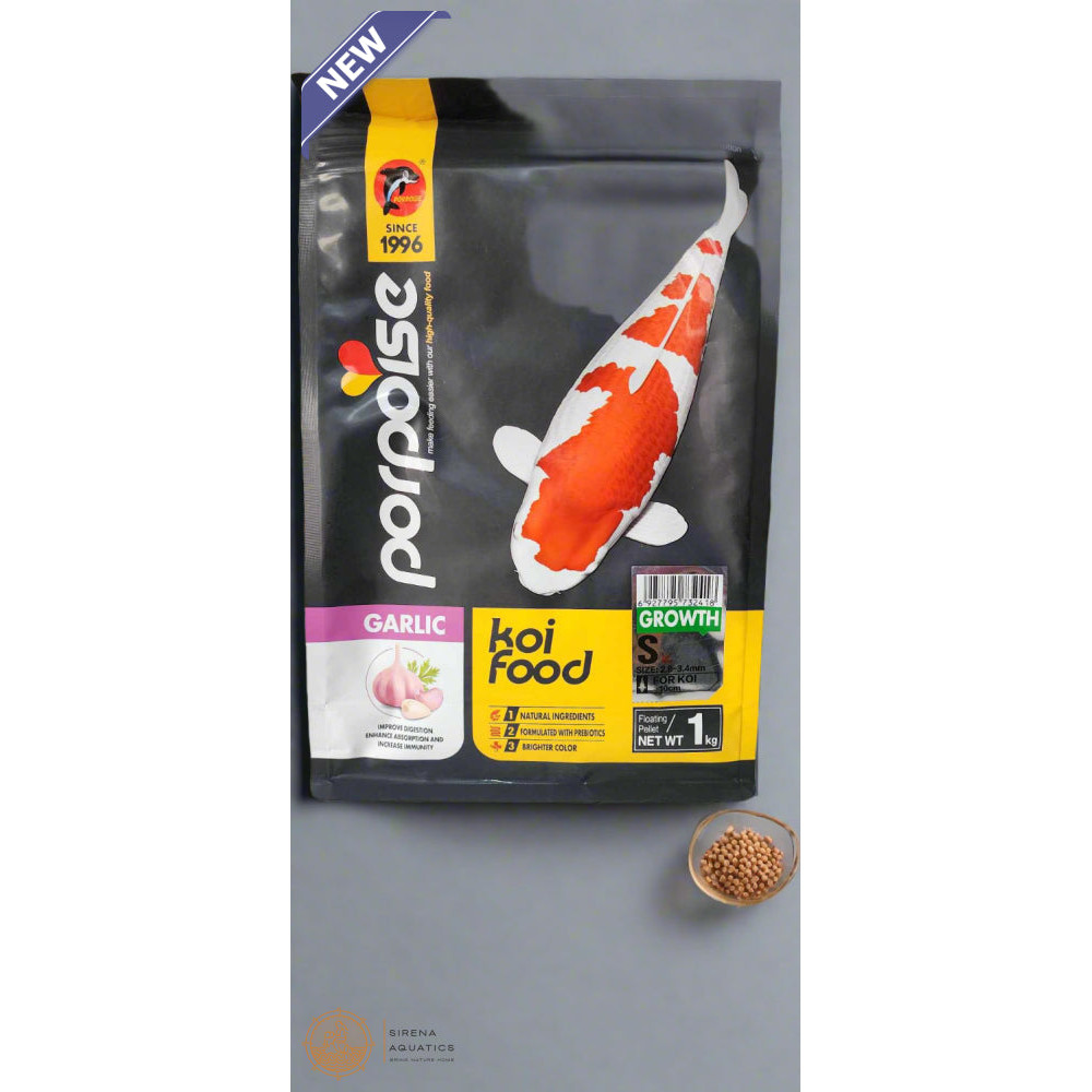 Porpoise Koi Food - Growth Formula for Vibrant Colors & Optimal Koi ...