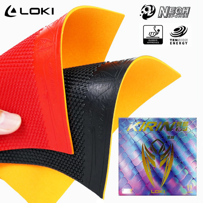 Original LOKI KIRIN MP Table Tennis Rubber Short Pomple Ping Pong Bat Rubber with 1.8mm NEGH ...
