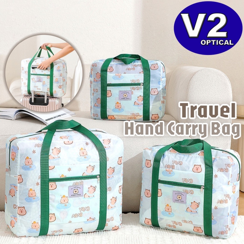 Large Colorful Travel Foldable Bag Luggage Hand Carry Duffel Bag ...