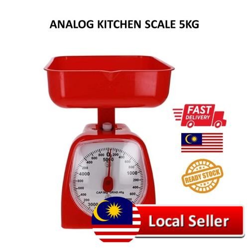 Penimbang Berat Jarum Analog Timbang Tepung Buat Kek Barang Mentah ...