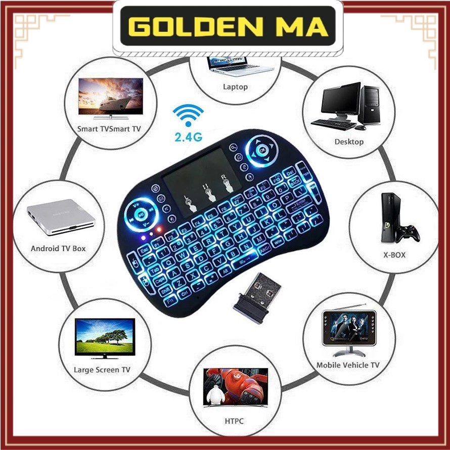 Wireless i8 mini keyboard mouse 2.4Ghz Wireless Touchpad Keyboard and ...