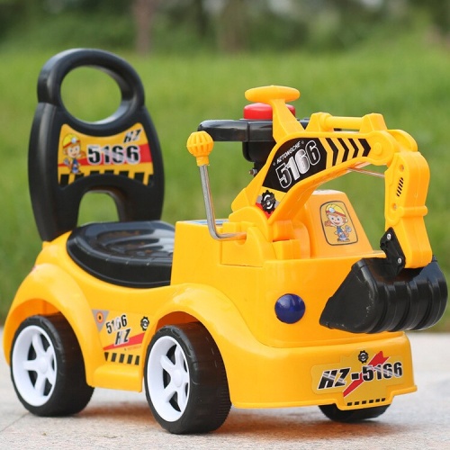 Excavator Children's Twisting Car with Music Baby Scooter 1-3 Years Old ...