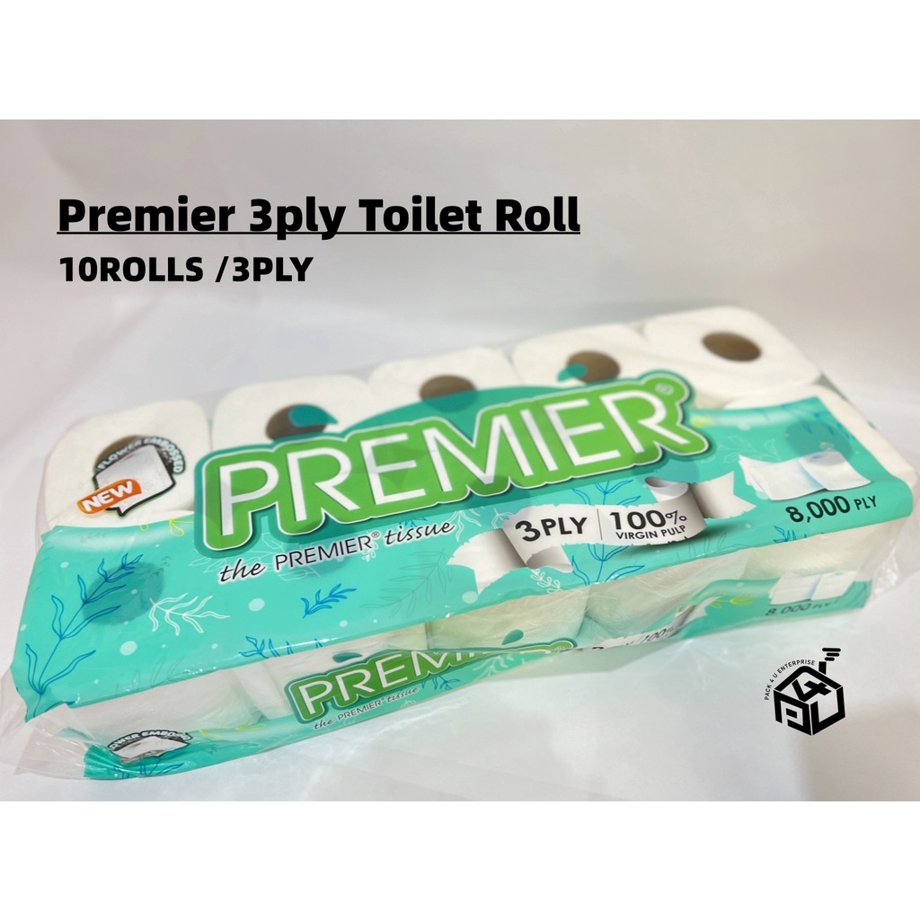 Premier 3ply Toilet Roll (10rolls) | Shopee Malaysia