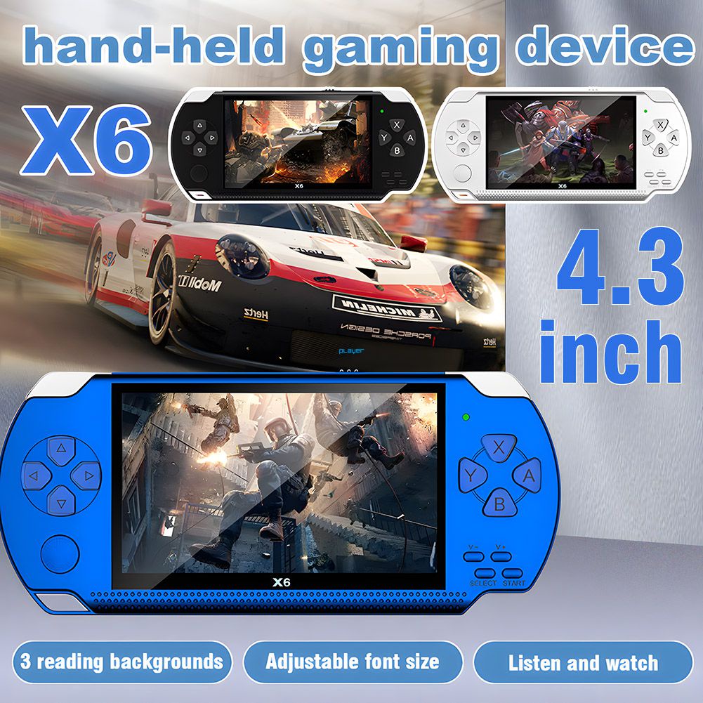 ⚡READY STOCK⚡ [clearance Sale] X6 Game Console 10000 Free Retro Games 4 ...