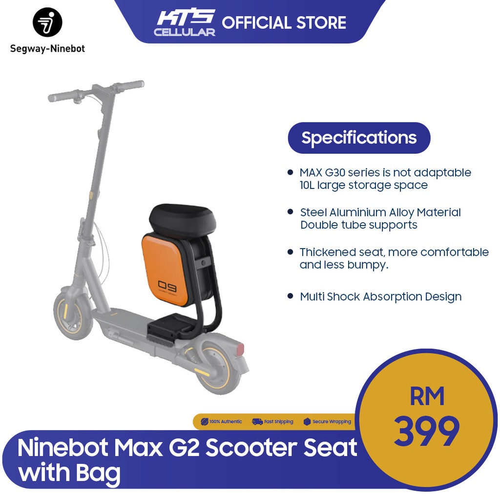 Segway Ninebot Kickscooter MAX G2 Multi-Functional Scooter Seat ...