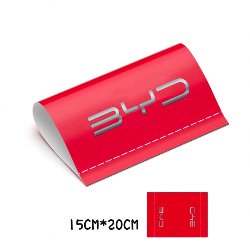 BYD Car Sticker Wash Label Style Trunk Door Decals PVC Auto Decoration ...