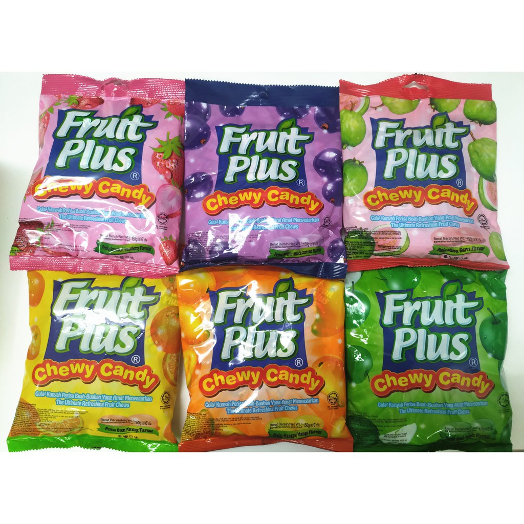 HOT Fruit Plus Mint Plus Choco Milk Plus Assorted Chewy Candy 150g ...