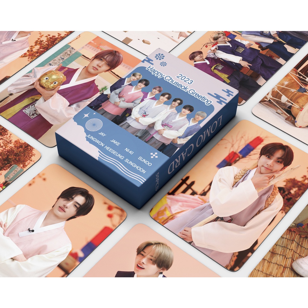 60pcs/box EN-HYPEN DARK BLOOD MANIFESTO: DAY1 Photocards Japan Album Lomo Cards ENHYPEN Kpop ...