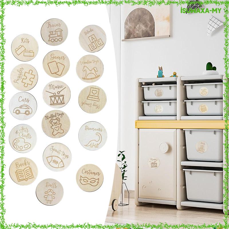 [IsuwaxaMY] 16x Toy Storage Box Labels Toy Bin Organization Labels ...