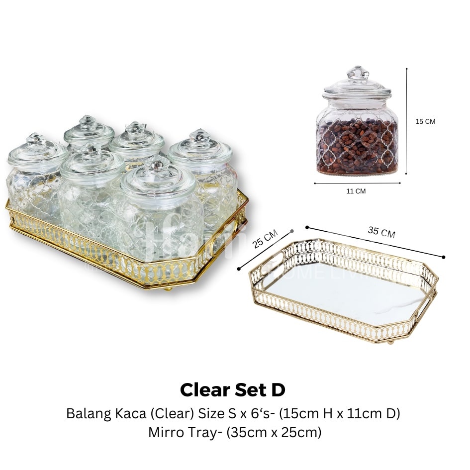 Bekas Kuih Raya Set Viral 2024 Set Balang Kuih Raya Kedap Udara Balang ...