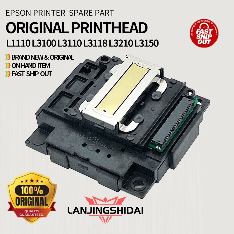 Epson Printhead L1110 L3118 L3110 L3210 L5190 L5290 L3115 L3100 L3150 ...