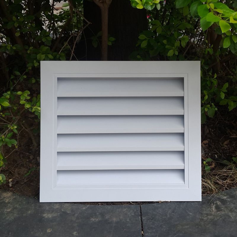 Aluminum Alloy Rainproof Louver Vent Outdoor Decoration Fixed Louver ...