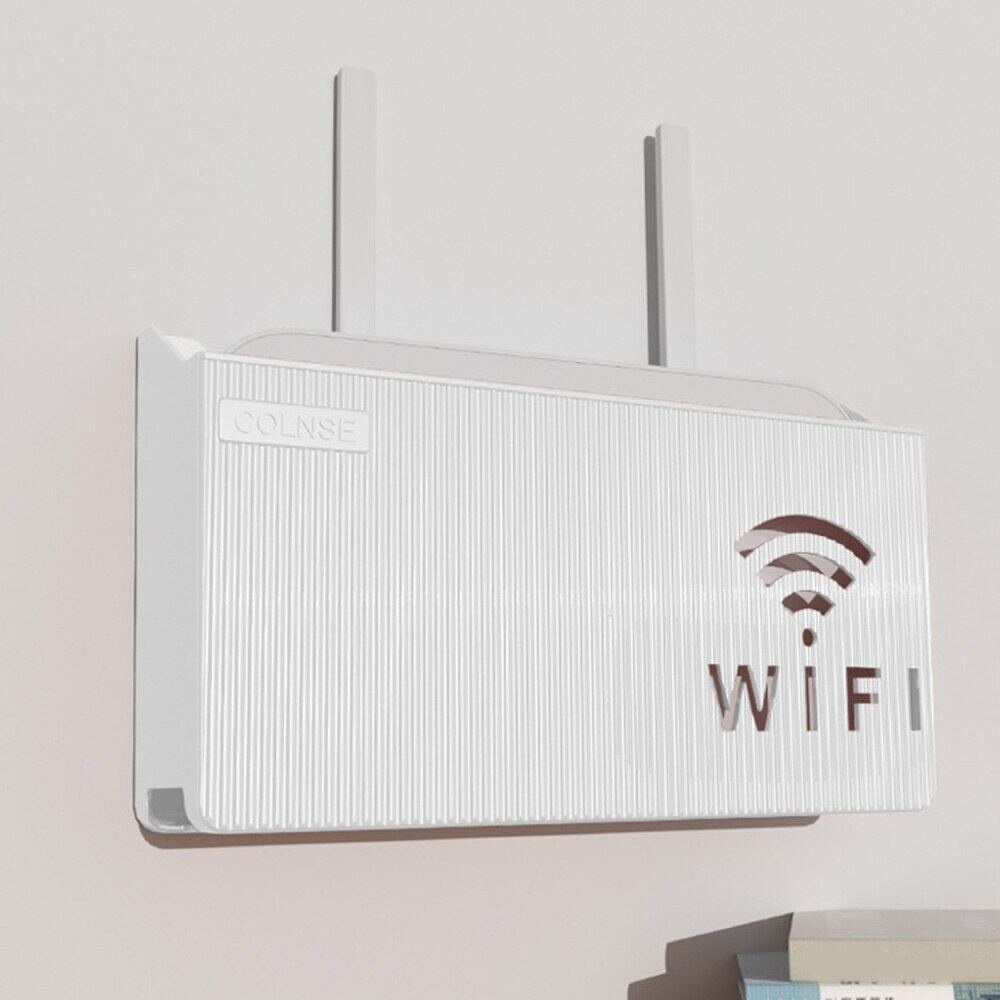Router Storage Box Wireless Wifi Wall Hanging ABS Plastic Organizer Box ...