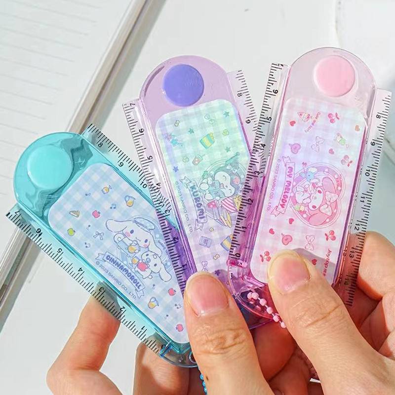 3Pcs/Set Sanrio Mirror Mymelody Kuromi Cinnamoroll clear plastic ...