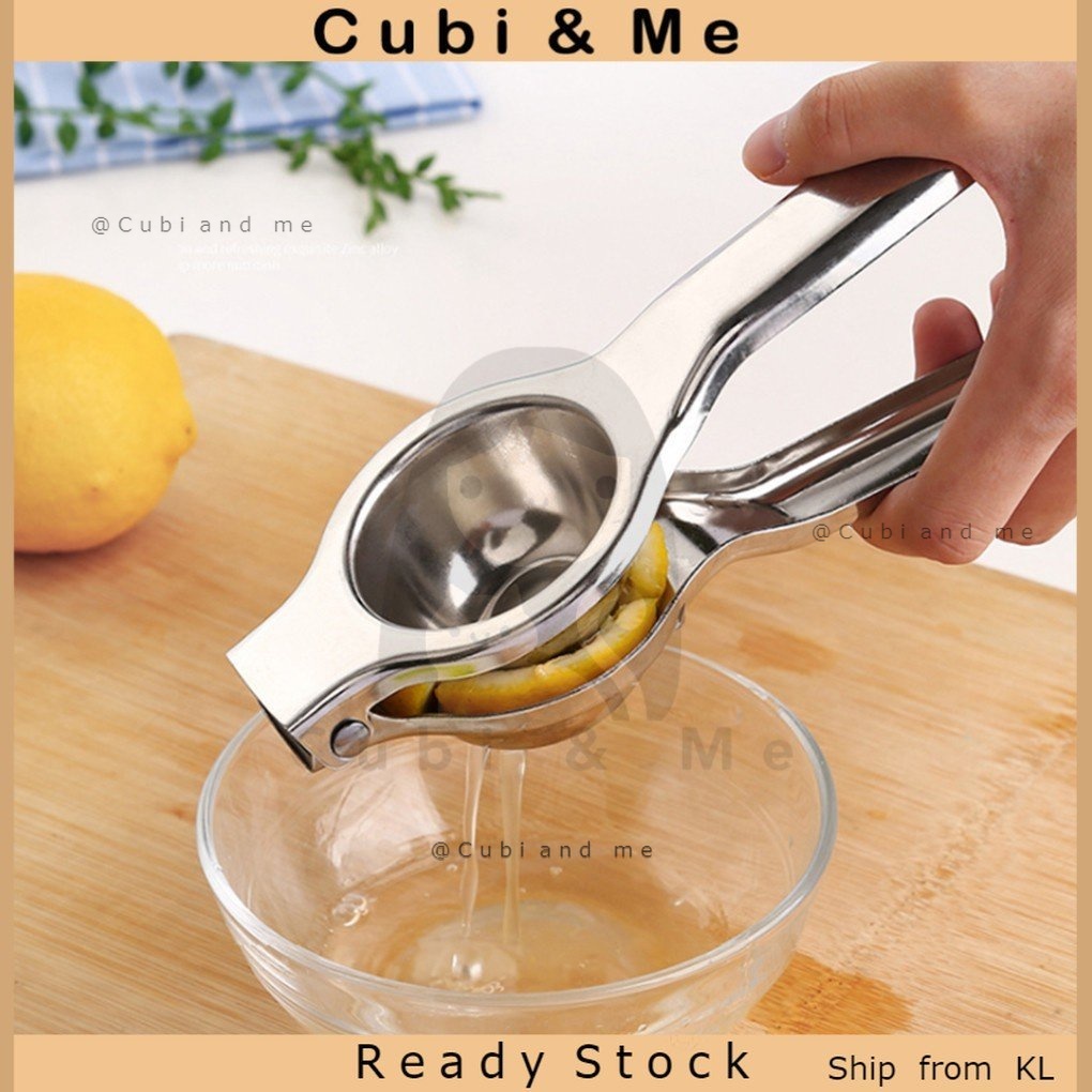 C&M Stainless Steel Manual Hand Press Lemon Squeezer Lime Press Juicer ...