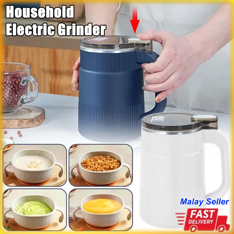 Household Grinder Coffee Bean Grain Crushing Mill Electric Small Powder ...
