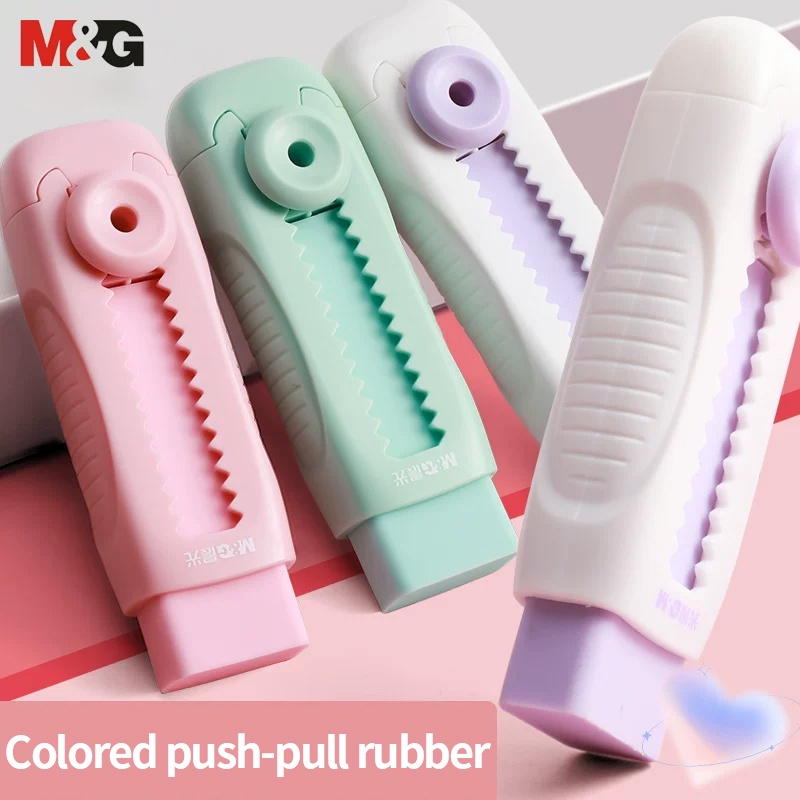 4 In 1 Push-pull Rubber Erasers Cute Pencil Eraser School Supplies ...