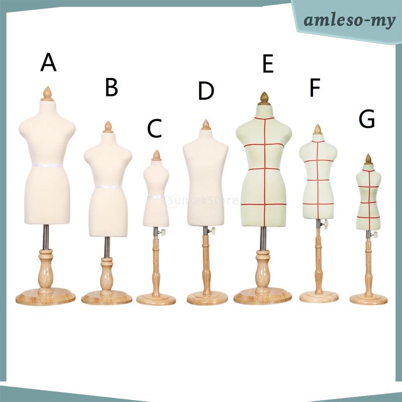 [AmlesoMY] Mannequin Tailor Mannequin Stand for Display Mini Dress Form ...