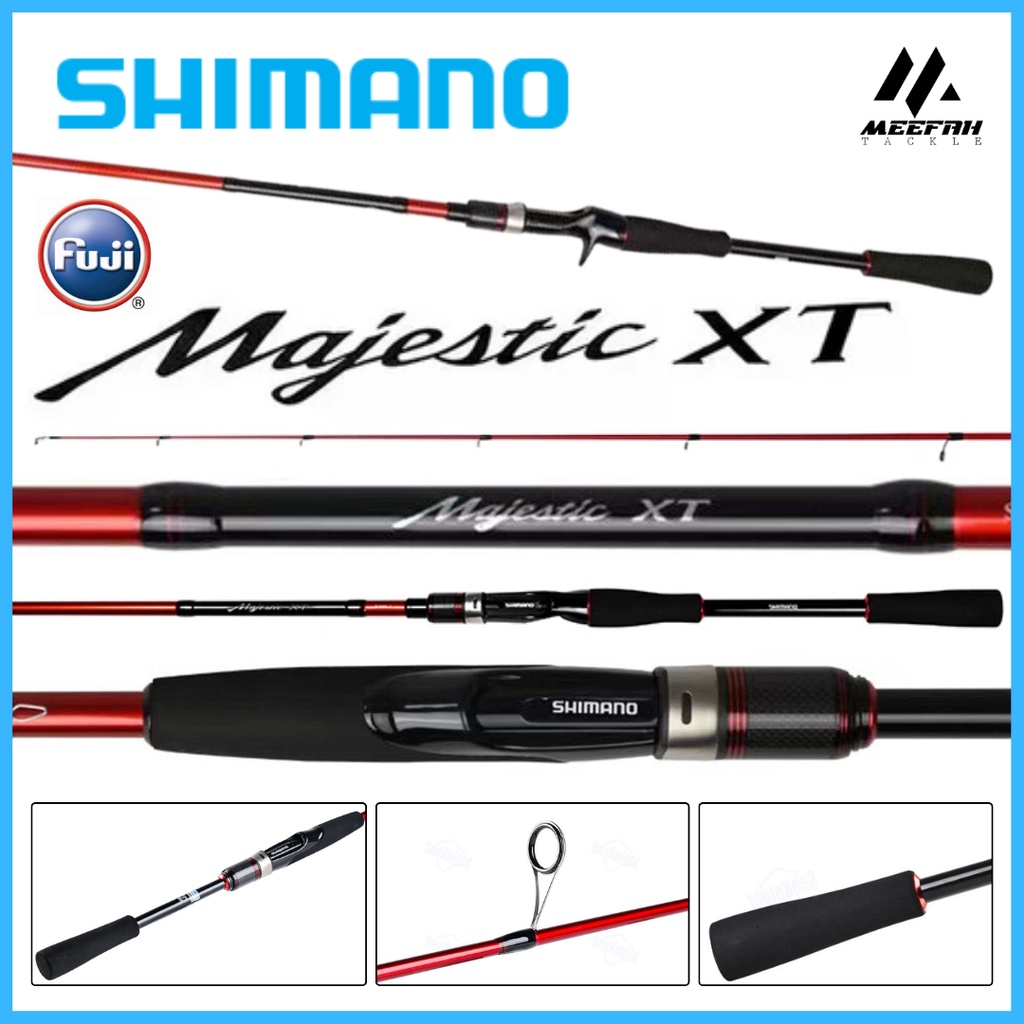 SHIMANO 2022 MAJESTIC XT + 1 Year Warranty 🔥 - BC Spinning Fishing Rod Joran Pancing | Shopee ...