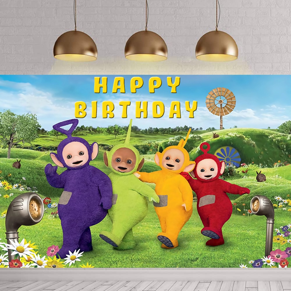 Teletubbies Animated Themed Banner Decoration Party Baby Shower ...