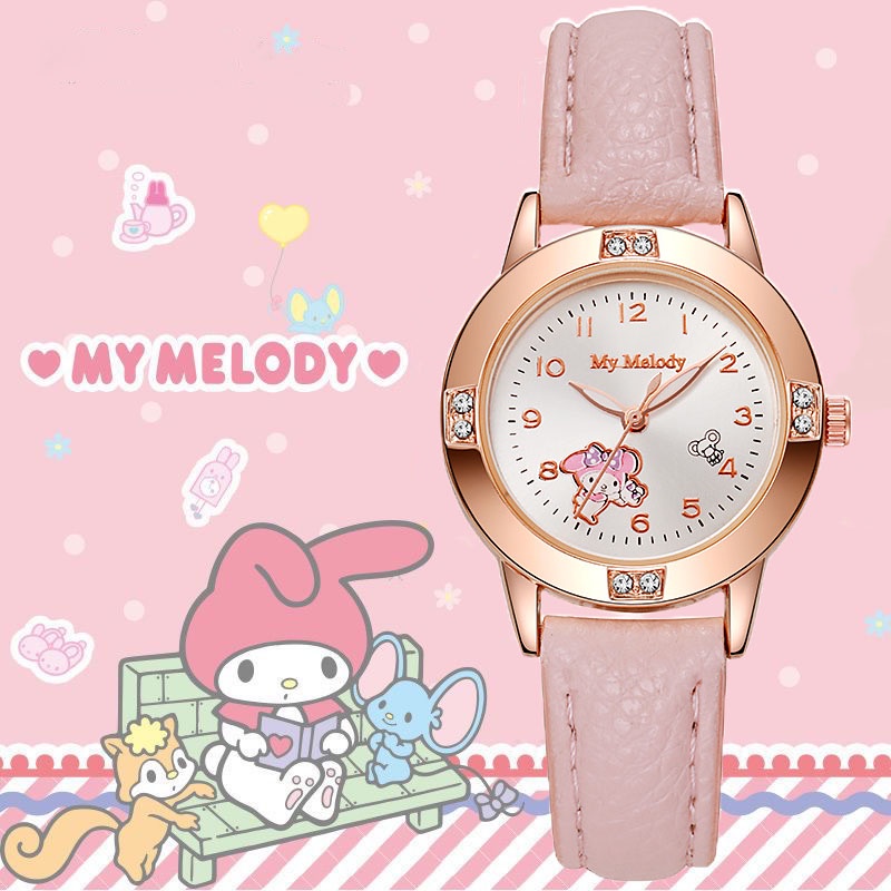 New Cartoon Sanrio My Melody Watch with Rose Gold Diamond Latest ...