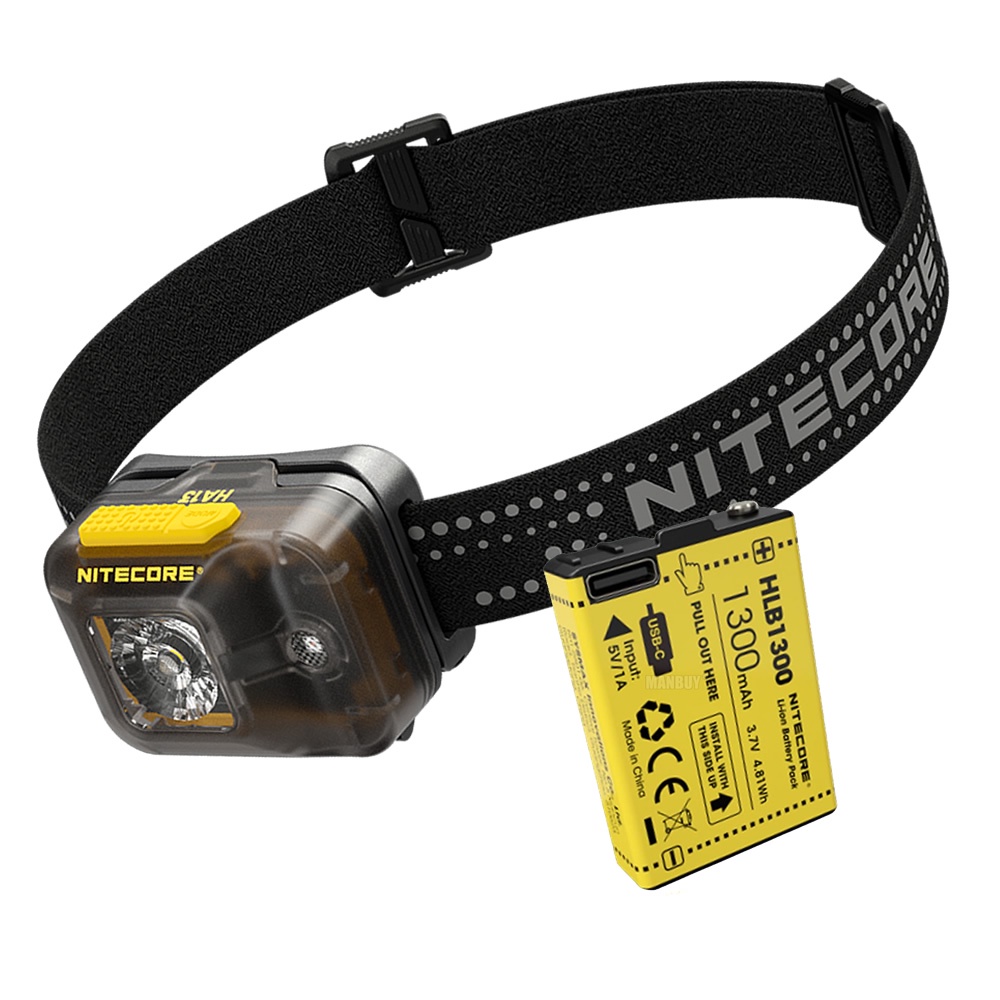 Nitecore HA13 Multipurpose Dual Beam Headlamp | Shopee Malaysia