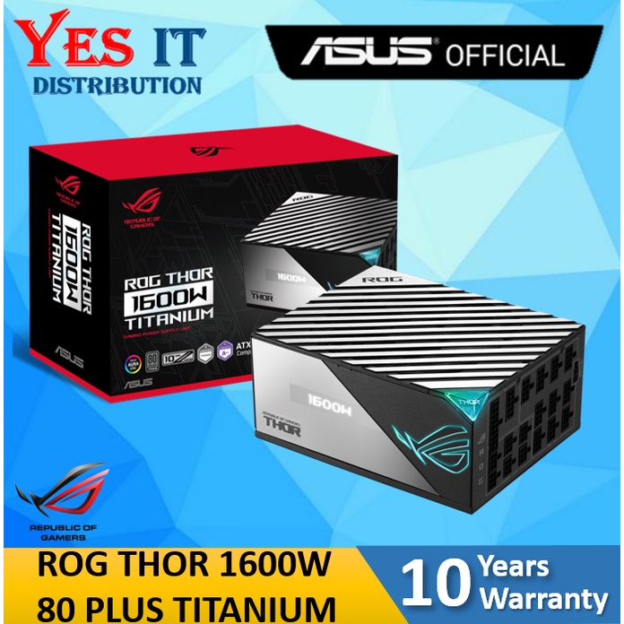 ASUS ROG Thor 1600W Titanium 80+ Fully Modular Power Supply | Shopee ...