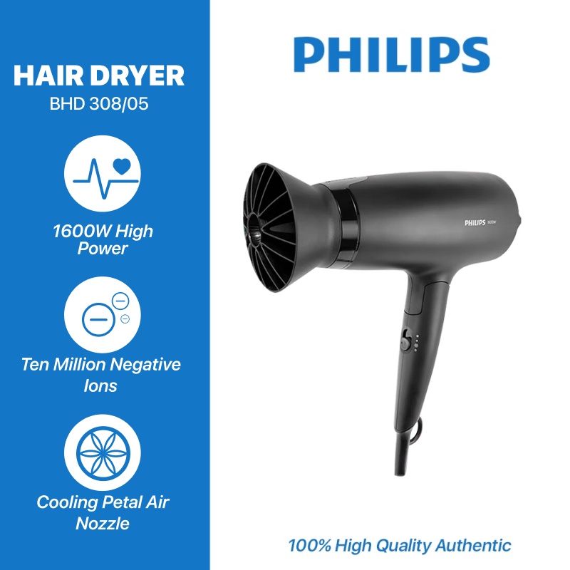Philips Hair Dryer Negative Ion Hair Blower Salon Blower Portable High ...