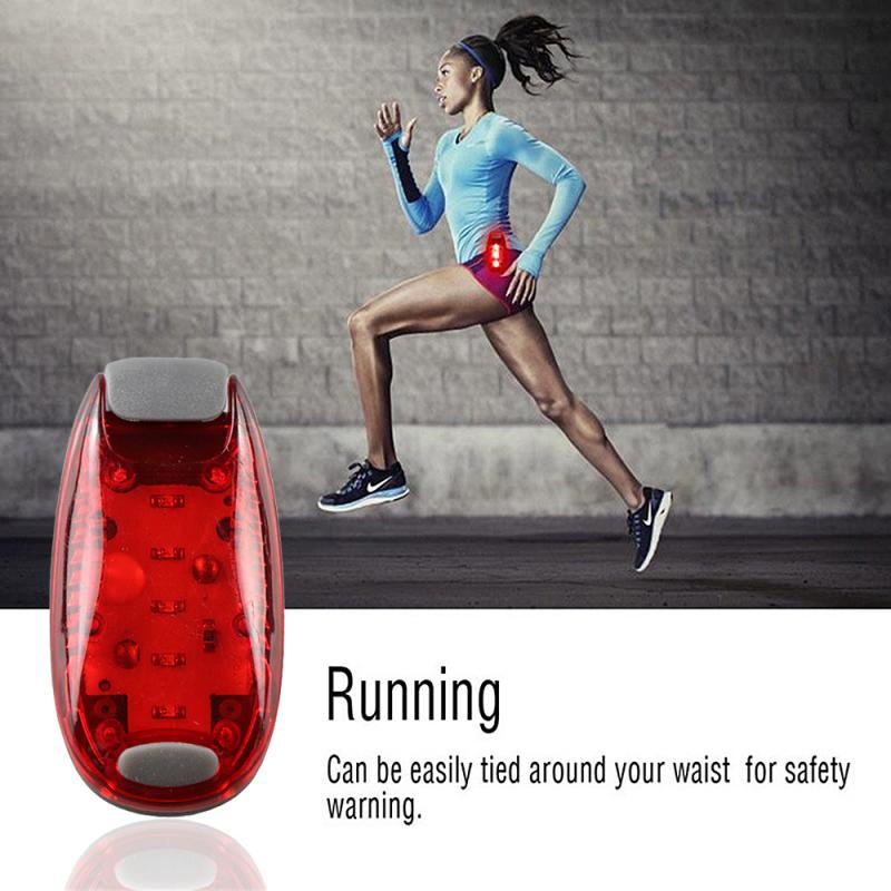 Portable 5LED Clip On Bike Helmet Light Backpack Light Clip Lamp ...