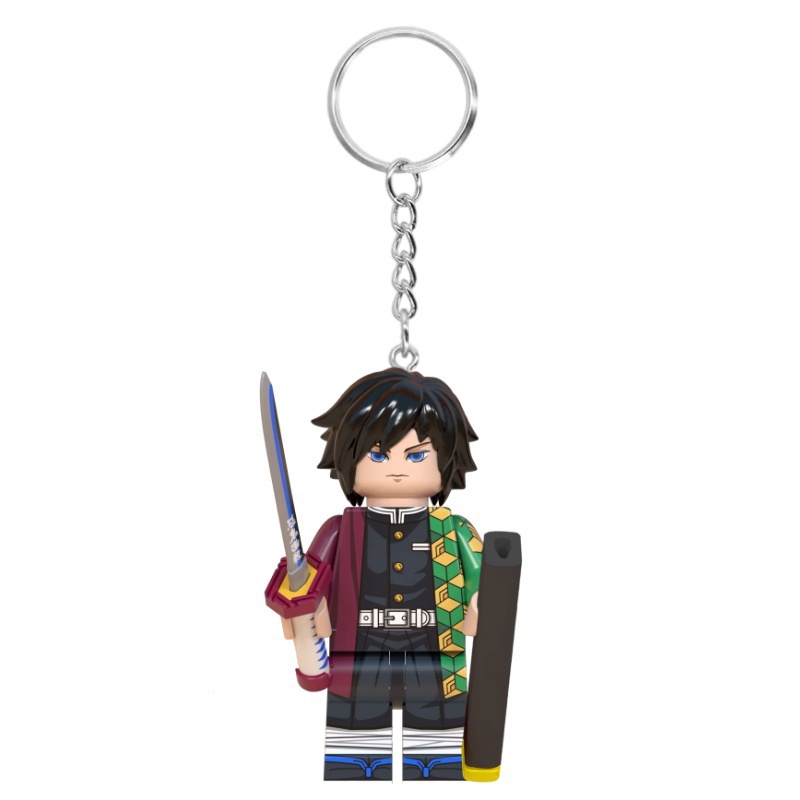 LEGO Keychain Minifigure Tomioka Giyuu Demon Slayer | Shopee Malaysia