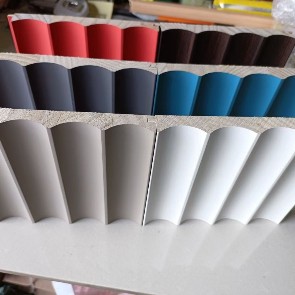 Wall Solid Wood Boards Decorative Flute Wallboard Grating Plate Solid ...