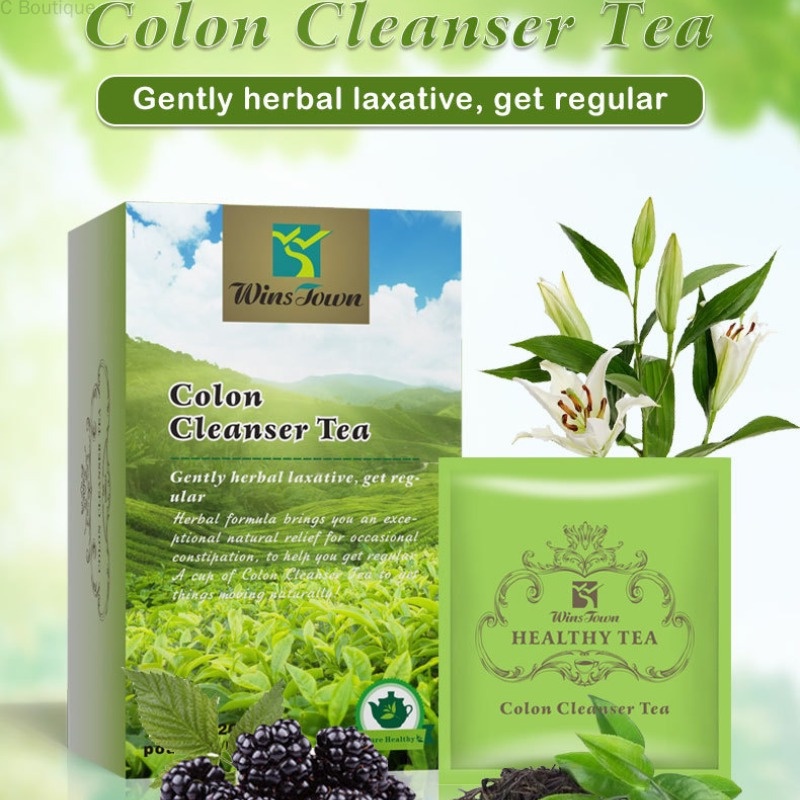 HALAL Colon Cleanser Tea for Constipation Relief Bloating with Natural ...