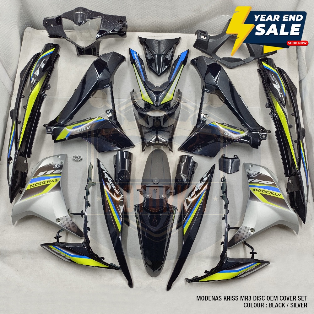 MODENAS KRISS MR3 KRISSMR3 DRUM DISC OEM 20 PCS BODY COVER SET COVERSET ...