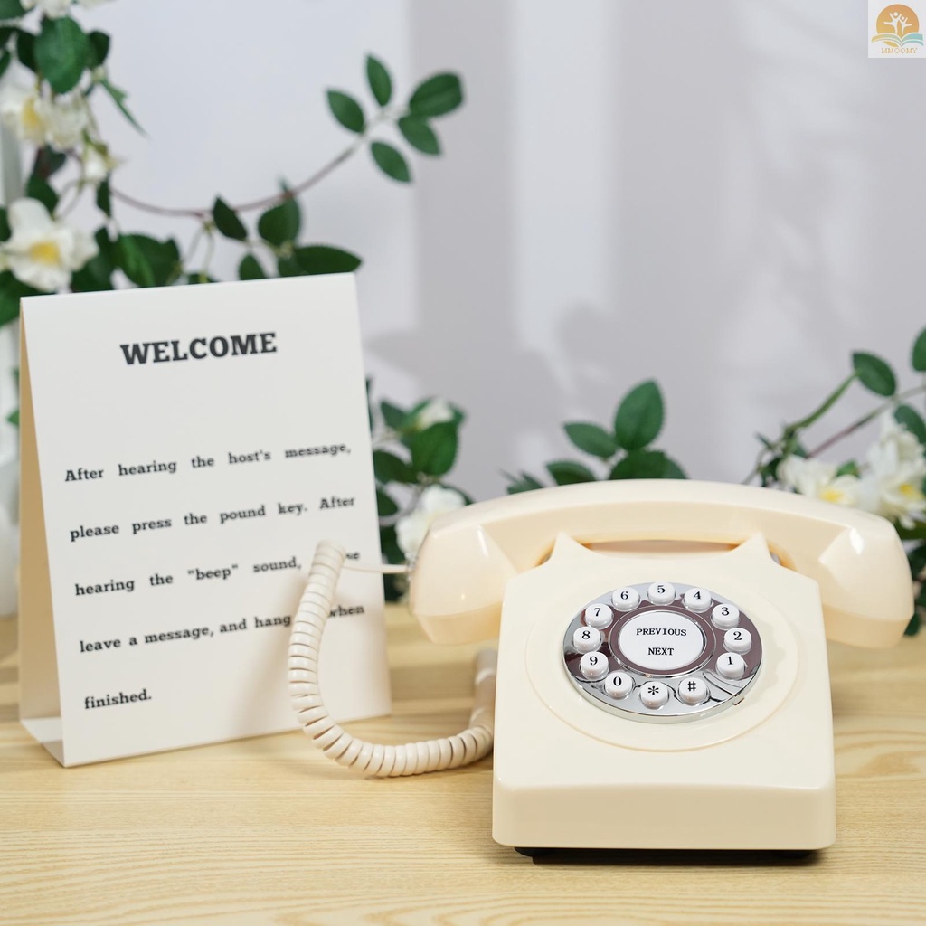 Audio Guest Book Retro Audio Message Record Wedding Phone Customized ...