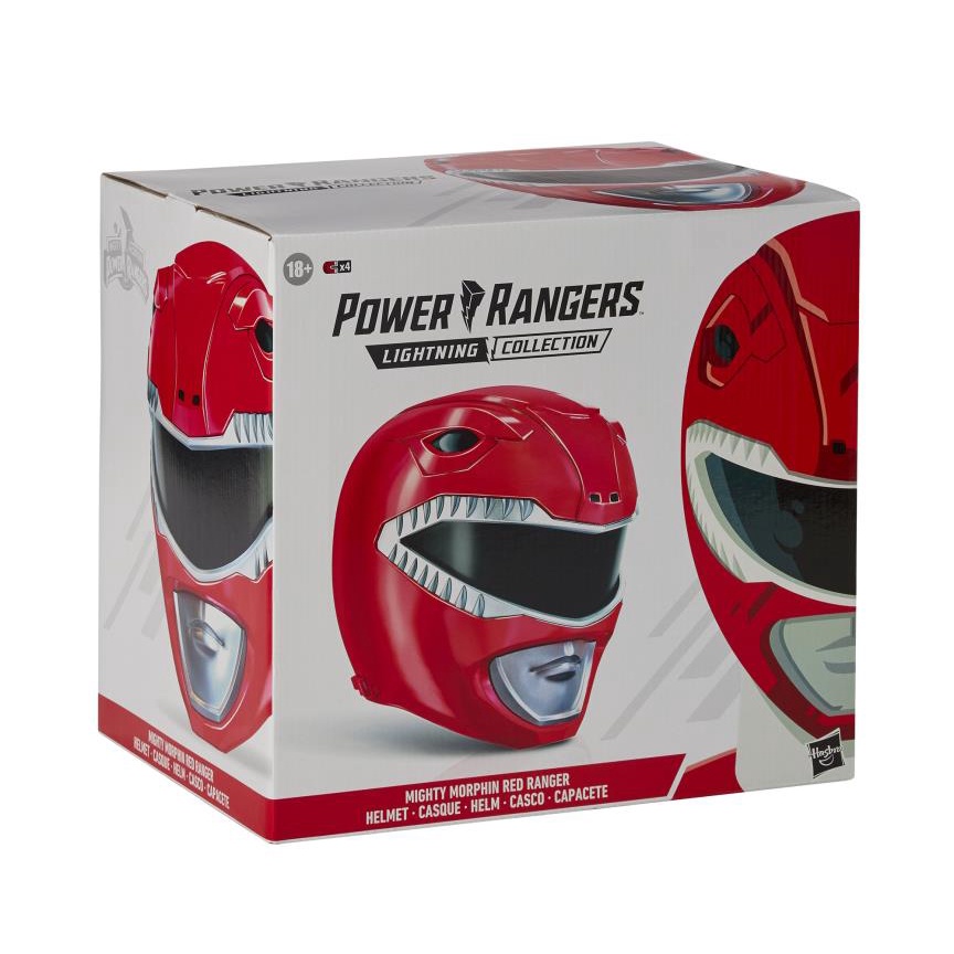 Power Rangers Red Ranger Helmet 1:1 Scale Wearable Reissue | Shopee ...