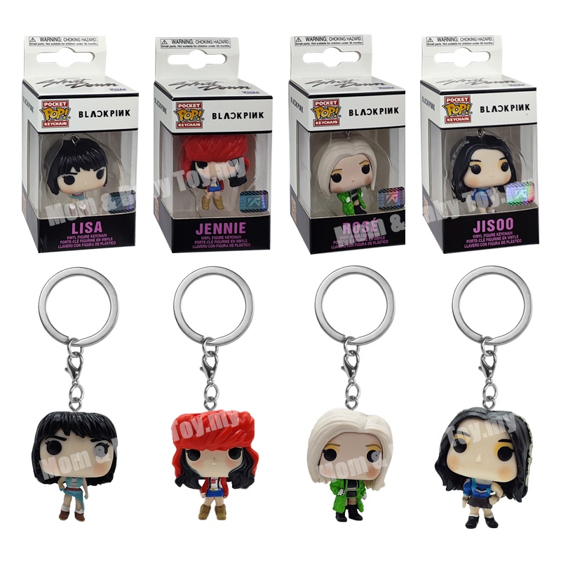 Funko KPOP Blackpink Jennie Lisa Rose Jisoo Figurine Doll Pendant ...