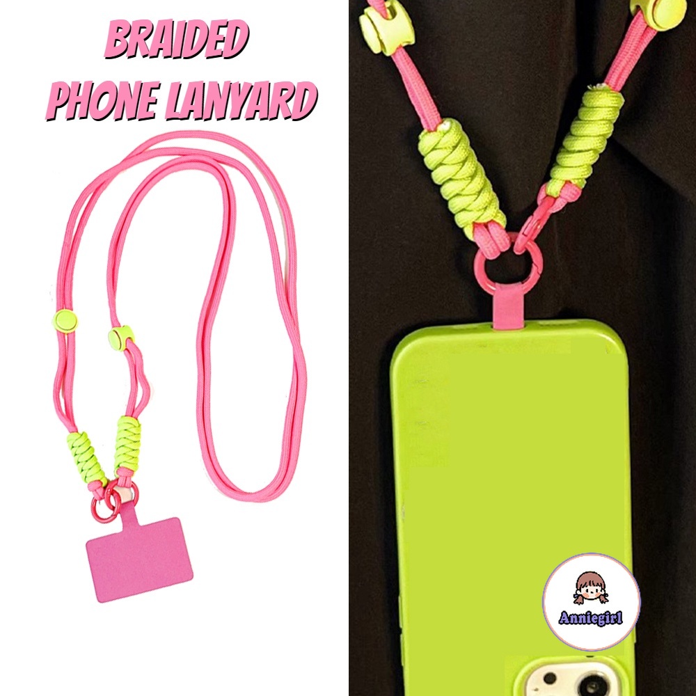 Mobile Phone Long Lanyard Cross-body Shoulder Straps Keychain Key Ring ...