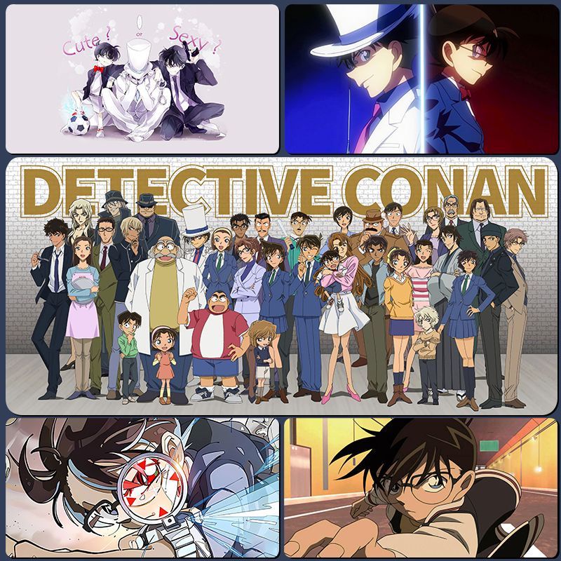 Detective Conan Mouse Pad Two-Dimensional Oversized Student Table Mat ...