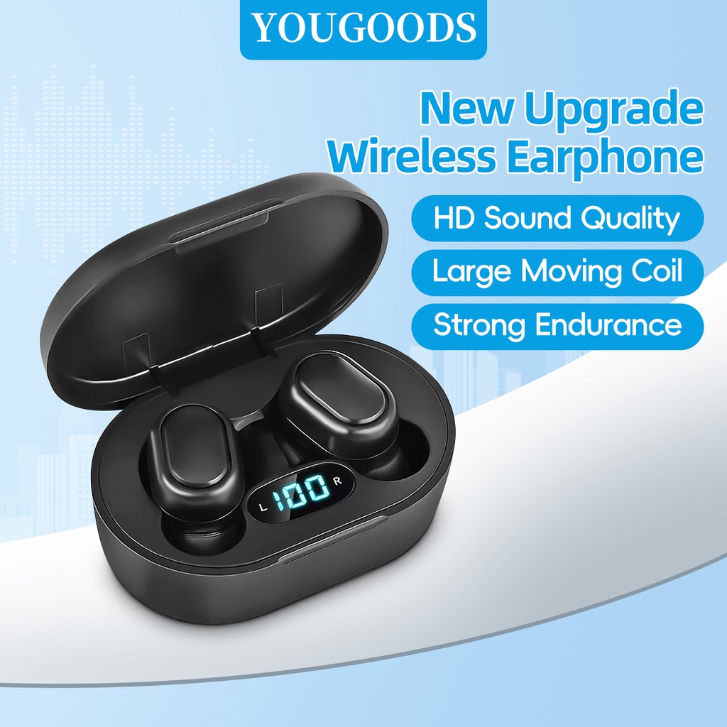 E6S/E7S Wireless Earbuds TWS BT5.0 Ear Buds With Waterpoor In-Ear Headphones 200mAh Charger Case ...