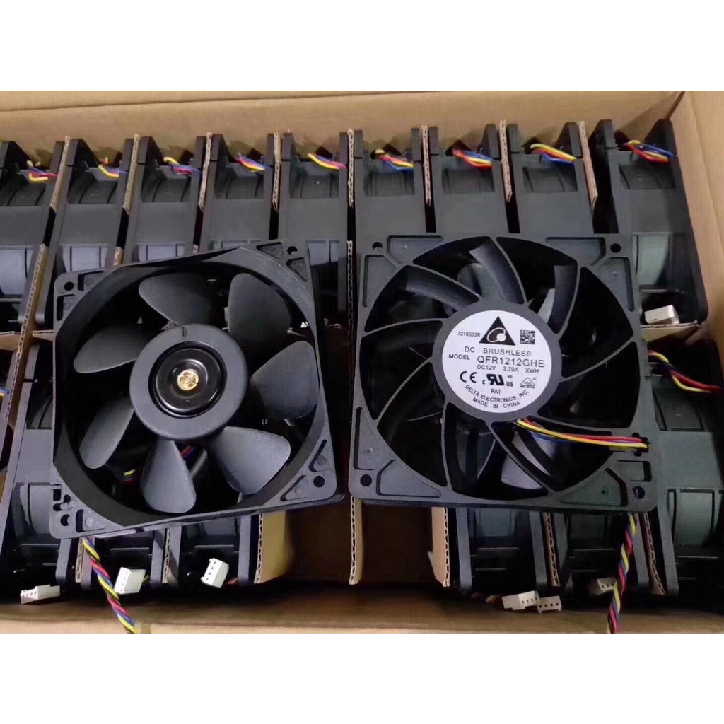 Original Delta QFR1212GHE 12038 12V2.7A E10 Dedicated S9 E9L3 Cooling ...