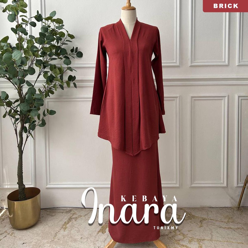TUNIKMY BAJU KEBAYA INARA IRONLESS CLOTHING SET | Shopee Malaysia