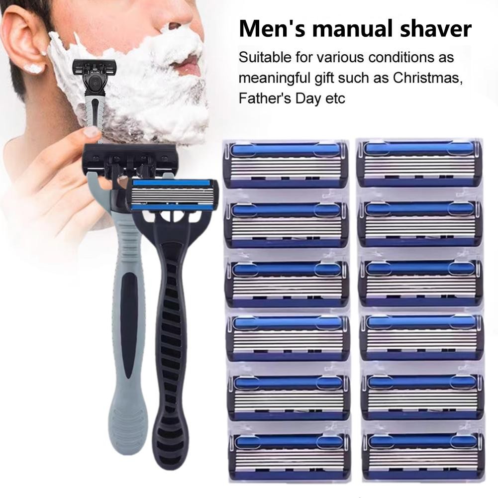 Manual Shaver/men's Razor Replacement Head/reusable Razor Blades ...