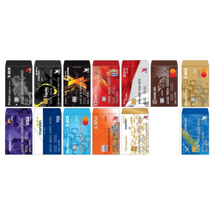 Ampau 2025/ Eid envelope ATM DF character 50 sheets - ATM MIX DF ...