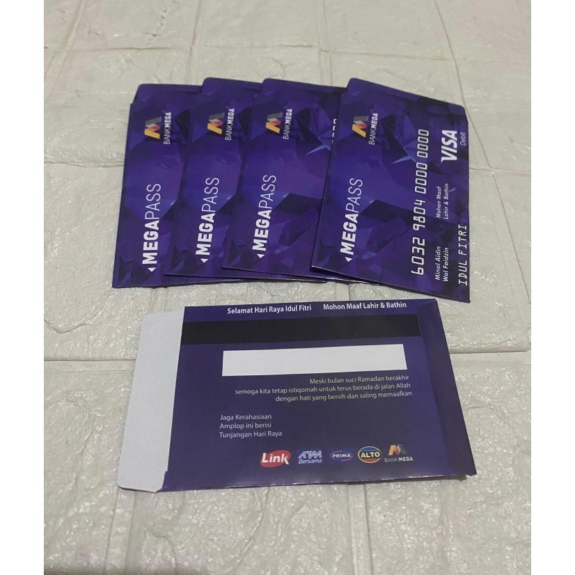 Ampau Eid envelope character MONEY ATM DF 100 sheets - MEGA BLUE ...