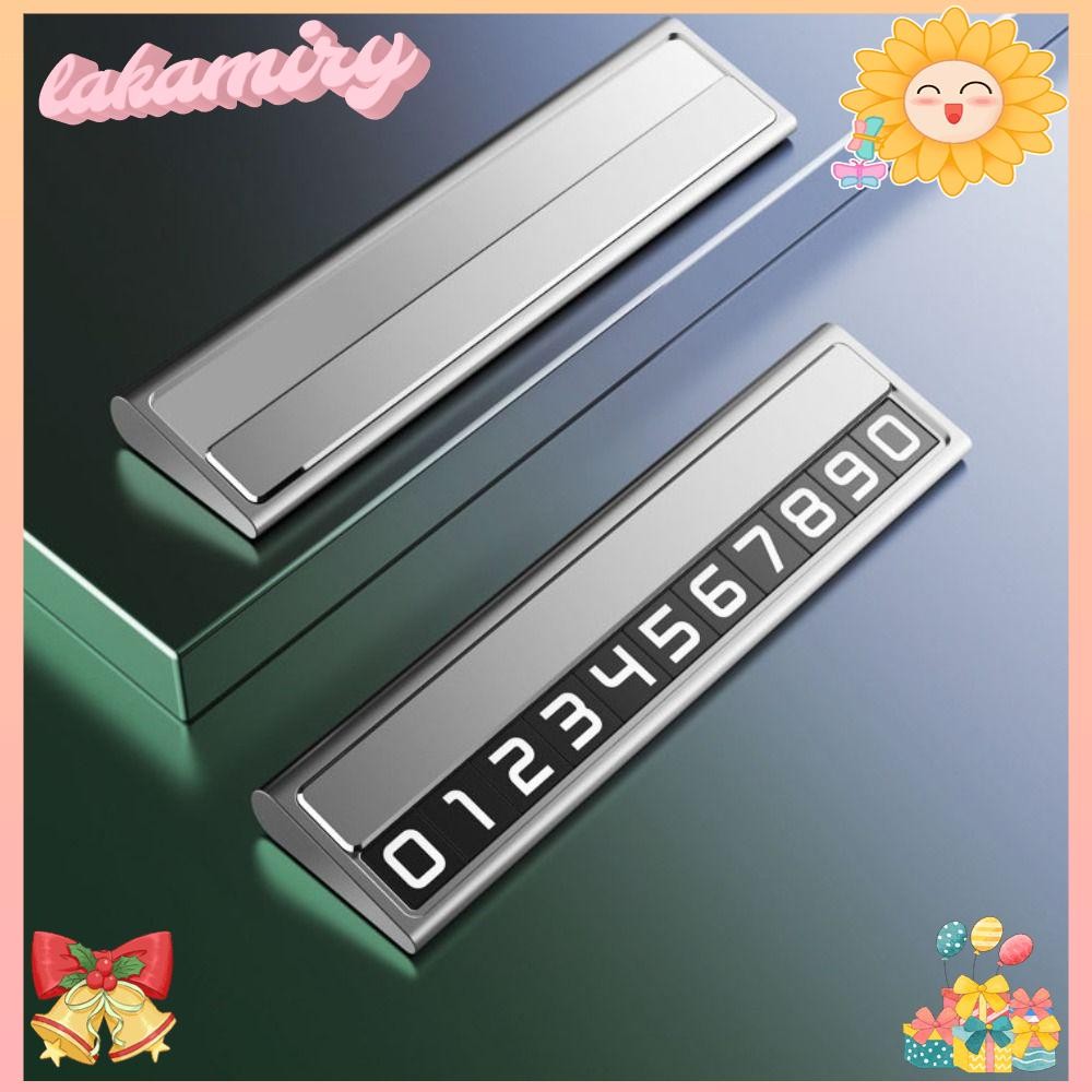 LAKAMIRY Car Parking Number Plate, Car Supplies Adjustable Temporary ...