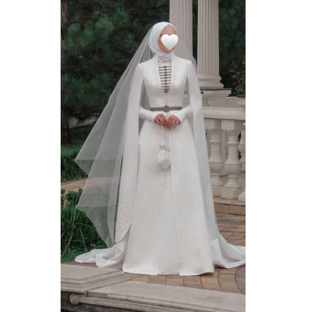 250cm Slayer Veil Plain Bridal Wedding accessories fashion uniform ...
