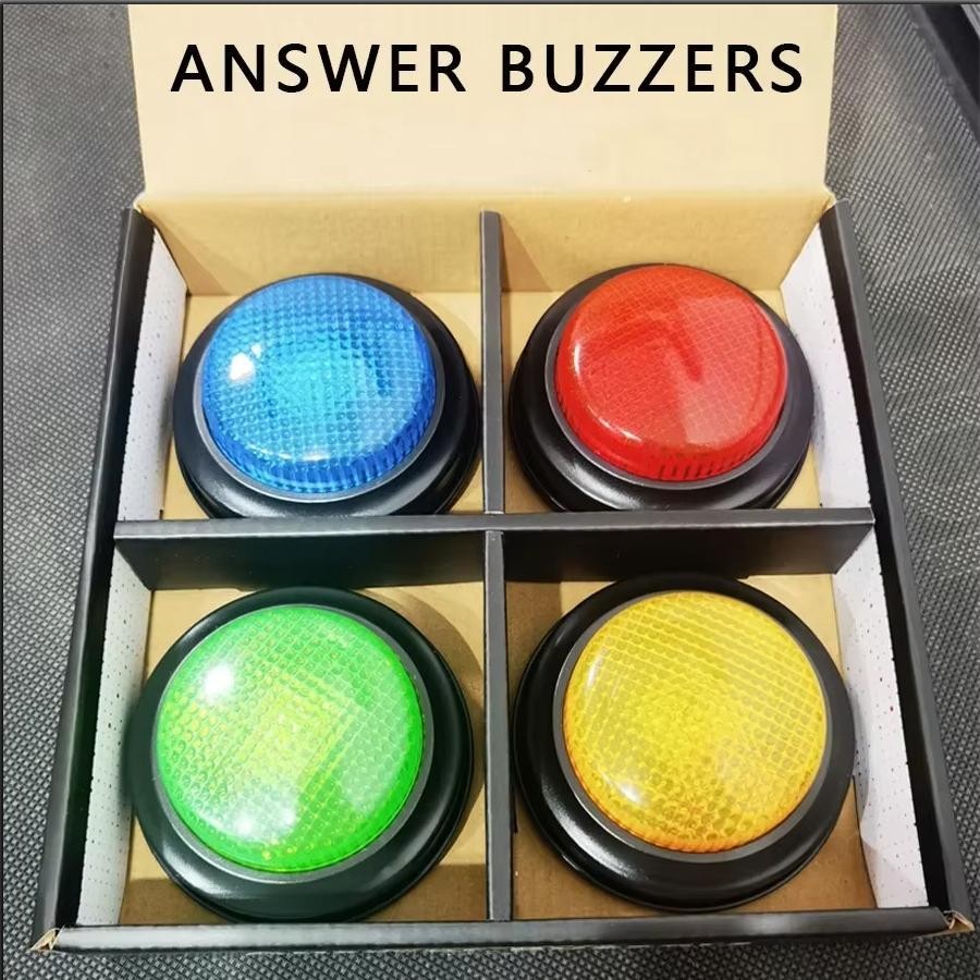 Buzzer Button Family Interactive Game Quiz Light Buzzer Button ...